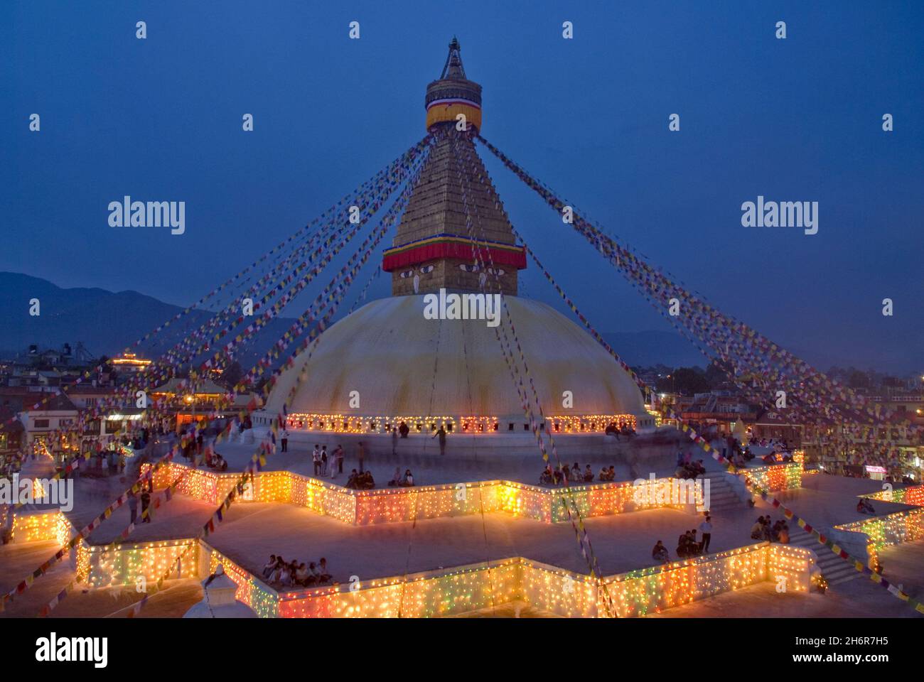 Bouddhanath Stupa, more commonly known as Bouddha is the largest ...