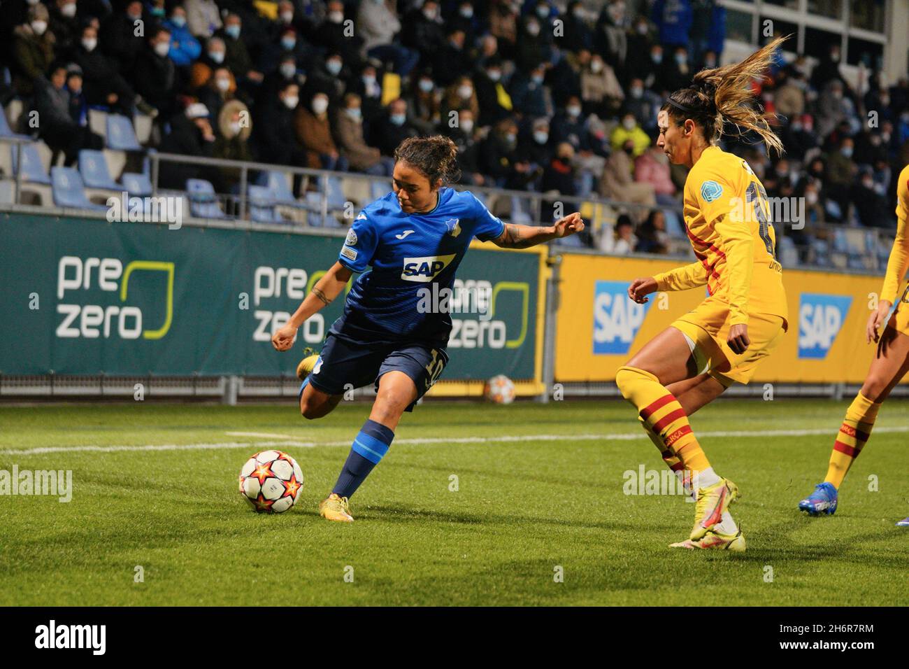 Hoffenheim, Germany. 17th Nov, 2021. Dietmar- Hopp- Stadium, HOFFENHE ...