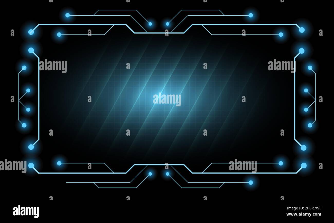 Hologram frame Stock Vector Images - Alamy