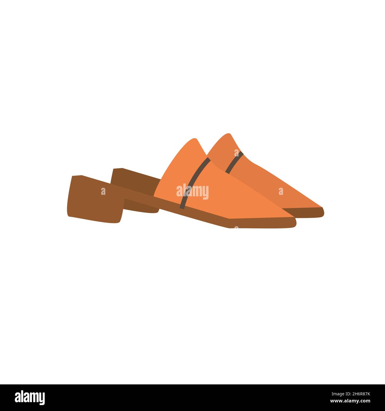 Flat cartoon fashionable shoes,fashion shopping vector illustration ...