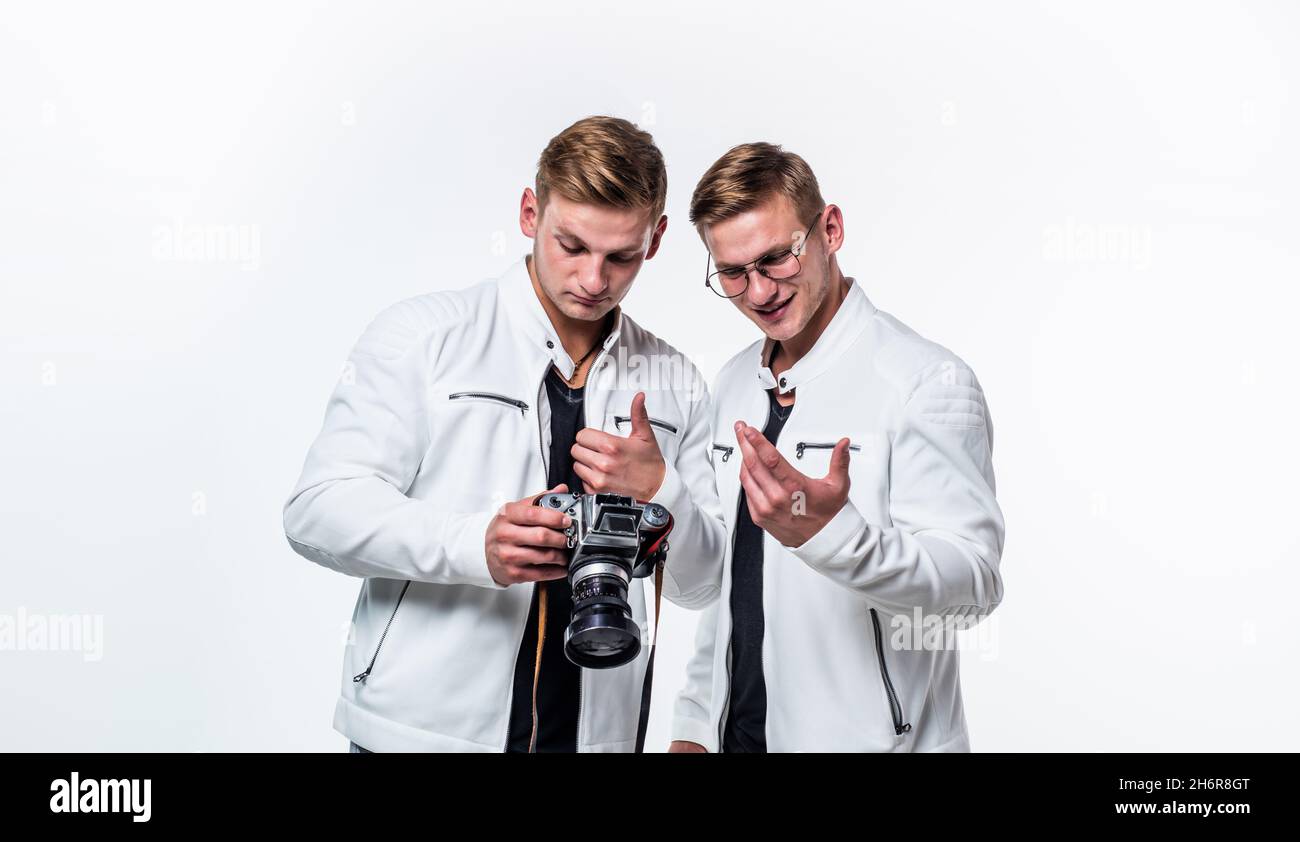 Brothers that look alike hi-res stock photography and images - Alamy