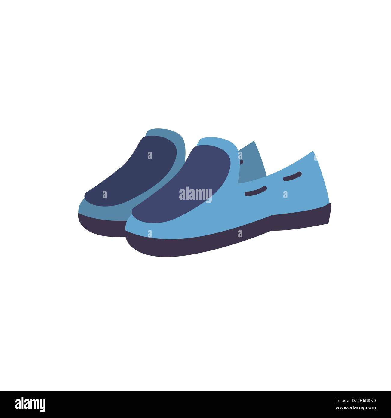 Flat cartoon fashionable shoes,fashion shopping vector illustration ...