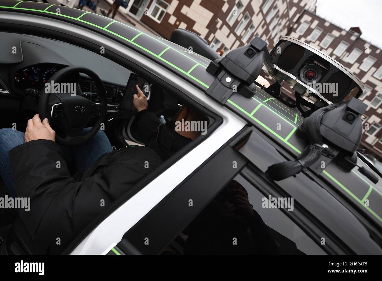 Demonstration of new cars of the Traffic Management Center for ...