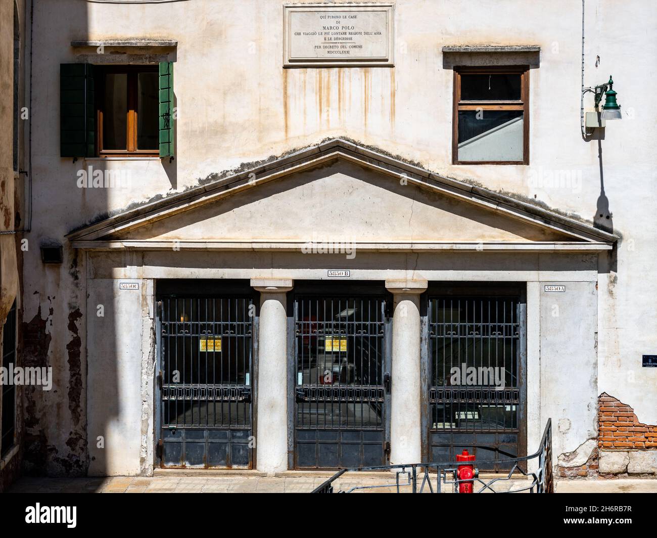 Venice marco polo house hi-res stock photography and images - Alamy