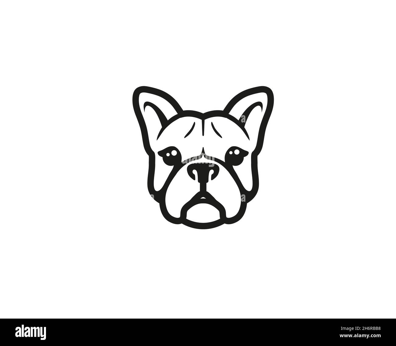 Creative French Bulldog Head Logo Vector Symbol Illustration Stock ... Creative French Bulldog Head Logo Vector Symbol Illustration Stock ...