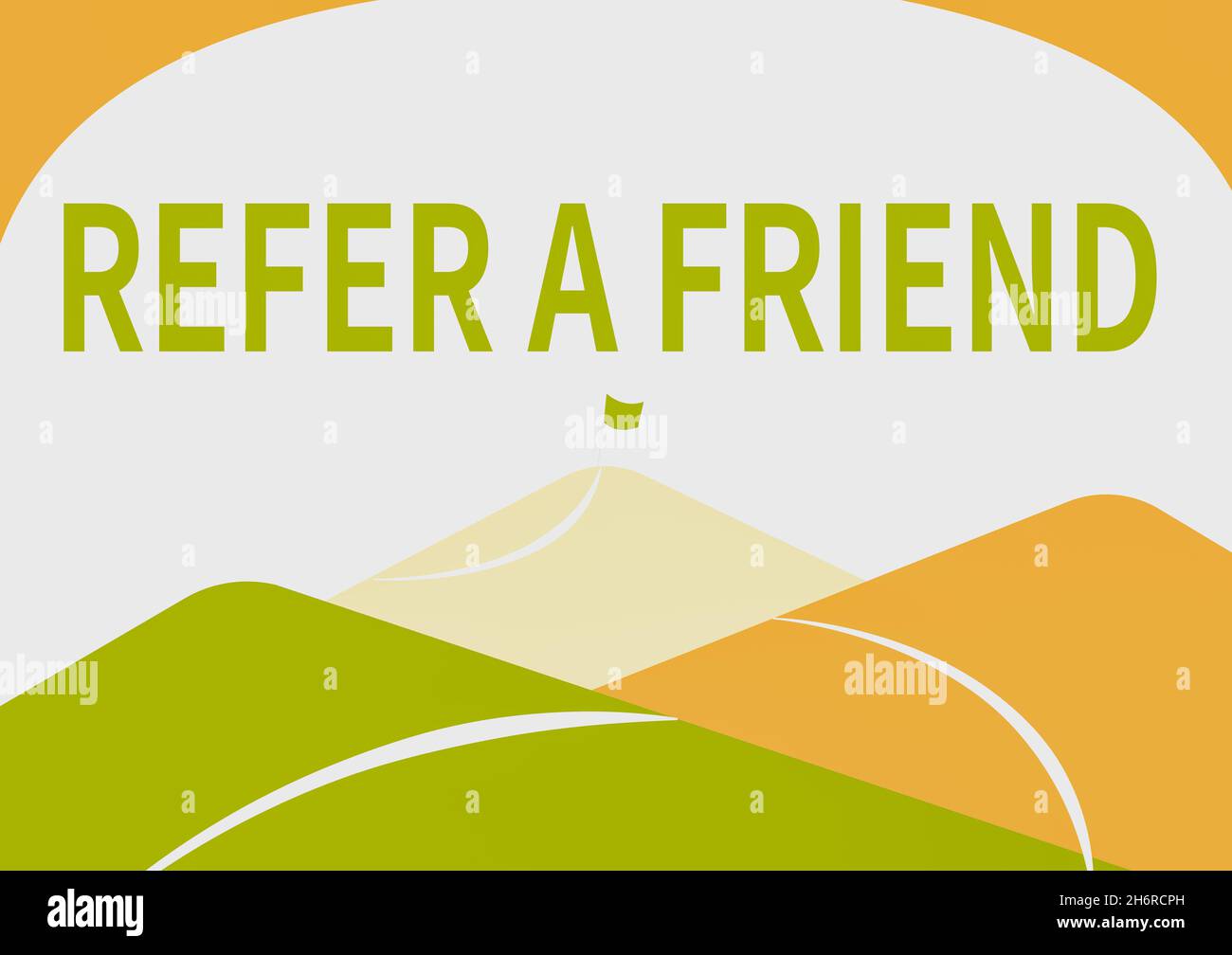 Refer friend road sign hi-res stock photography and images - Alamy
