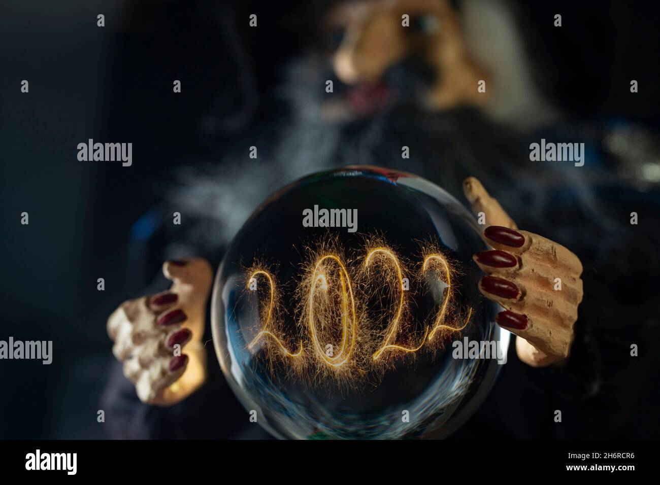 Wizard crystal ball hi-res stock photography and images - Alamy