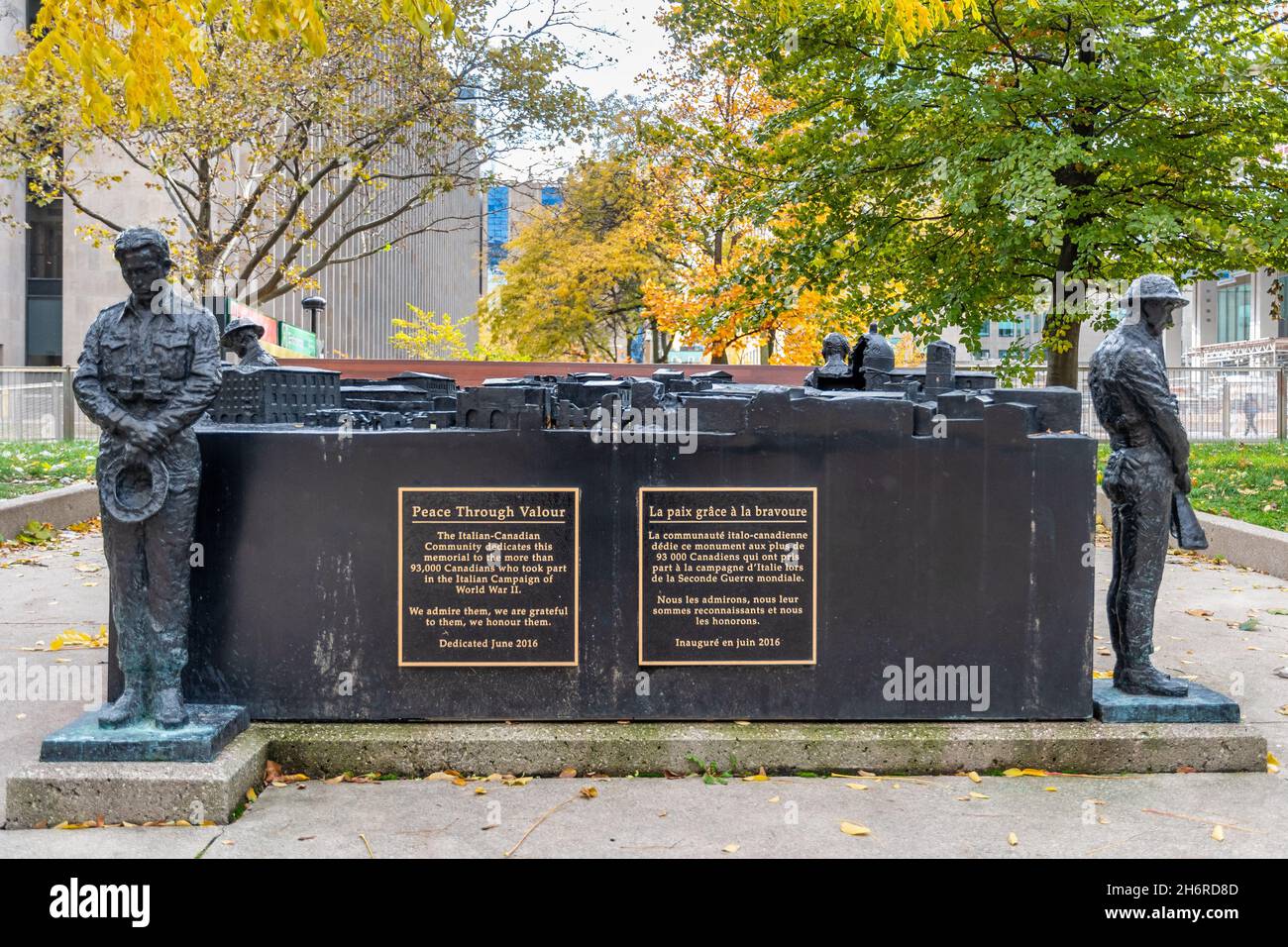 Monument or sculpture named 'Peace Through Valour' located in Nathan ...