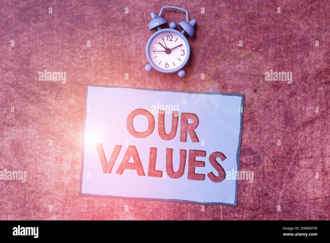 Inspiration showing sign Our Values. Business approach things that you ...