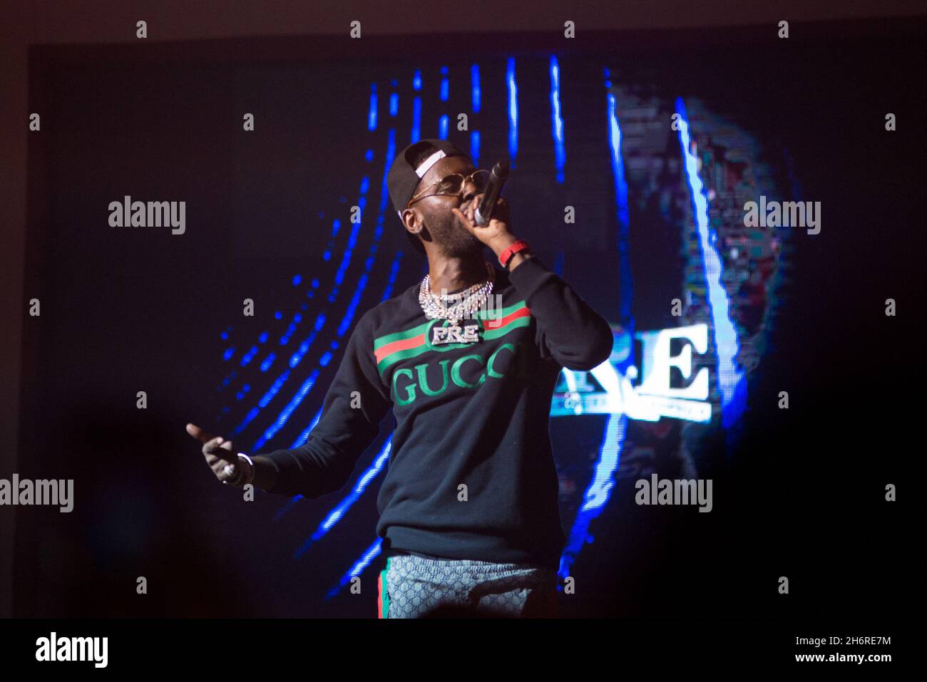 Houston, USA. 22nd Feb, 2020. Young Dolph, seen performing in Houston ...