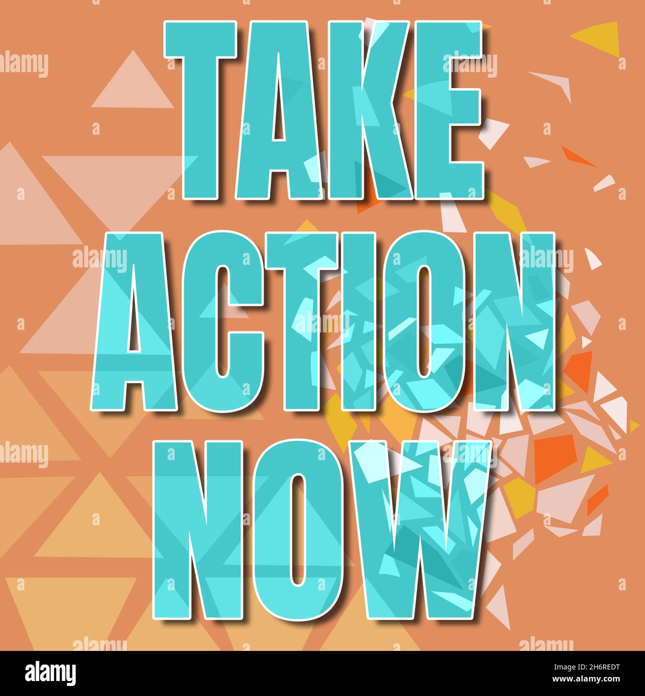 Writing displaying text Take Action Now. Business showcase do something ...