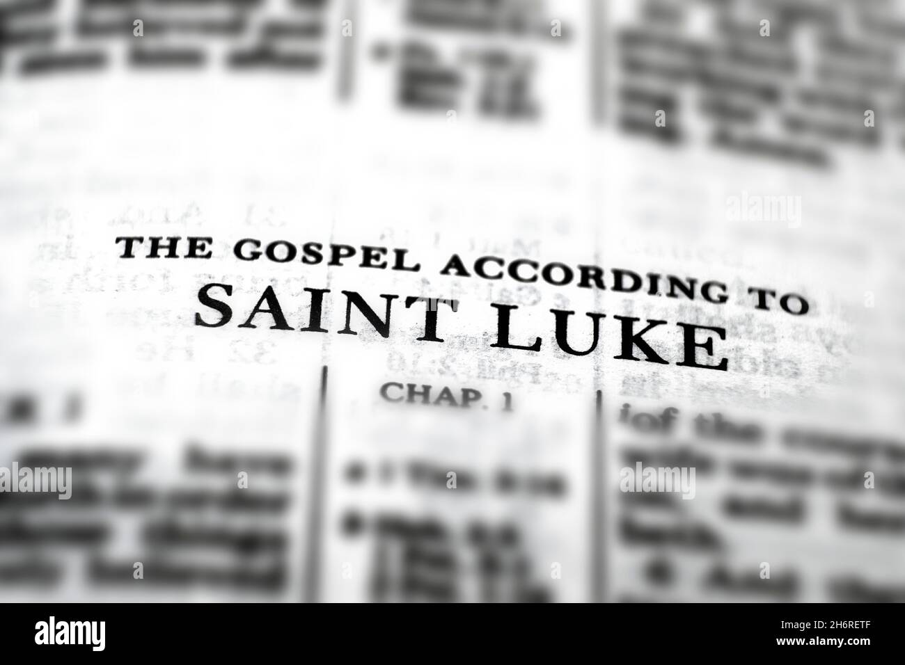 New Testament Scriptures from the Bible Luke Book of Luke Apostle Stock ...