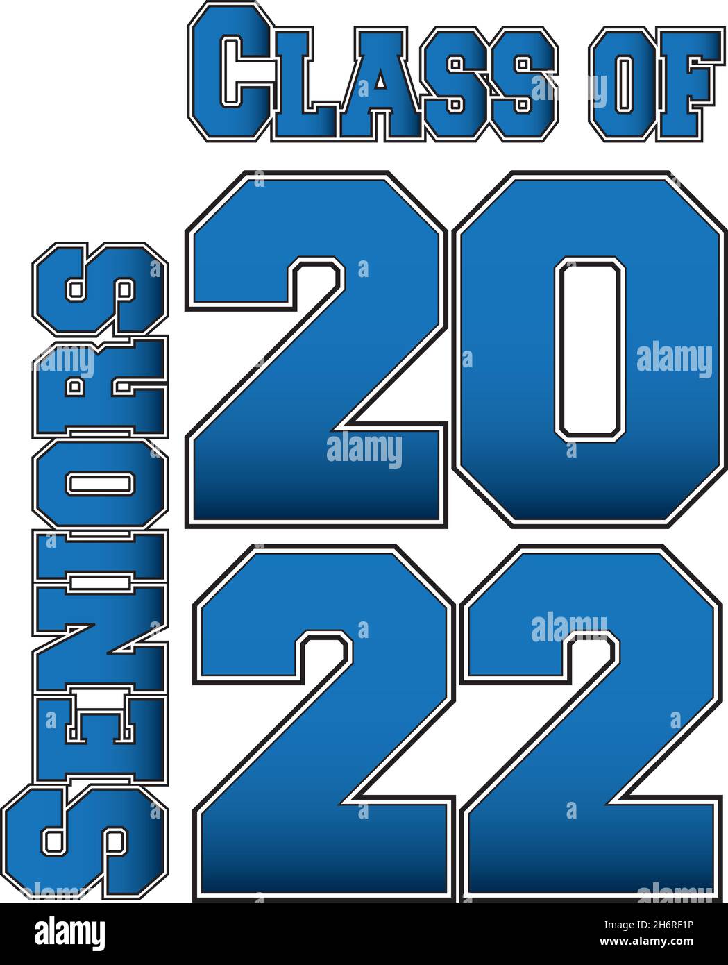 Blue Graduating Class of 2022 Stock Vector Image & Art - Alamy