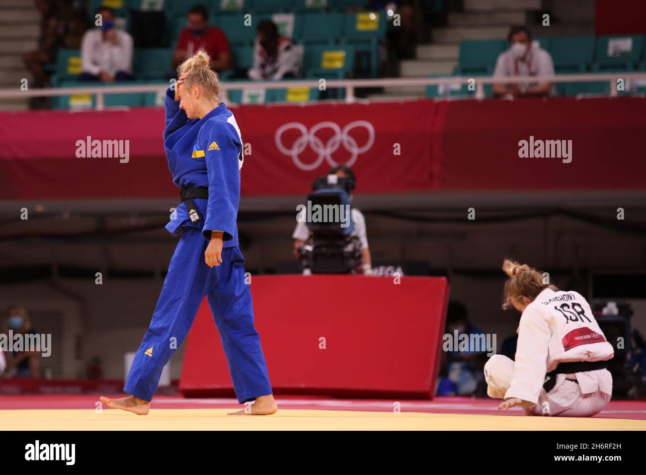 JULY 24th, 2021 - TOKYO, JAPAN: a very emotional Daria BILODID of ...