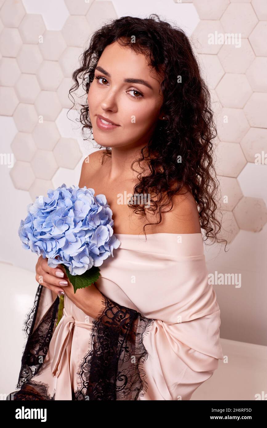 Satin robe hi-res stock photography and images - Alamy