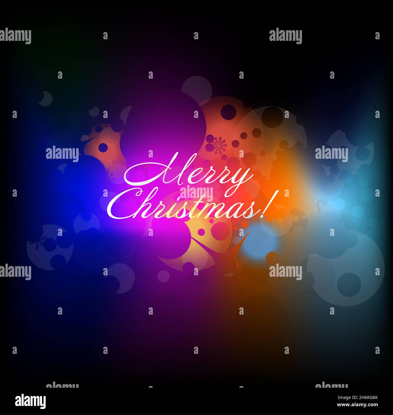 Multi-colored background with snowflakes. Merry Christmas Vector ...