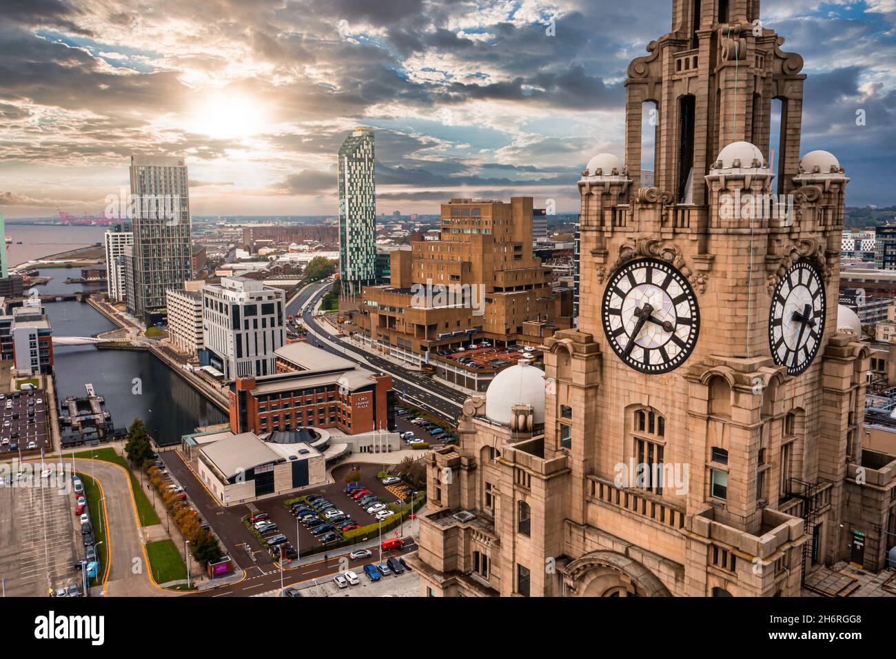 Liver building aerial hi-res stock photography and images - Alamy