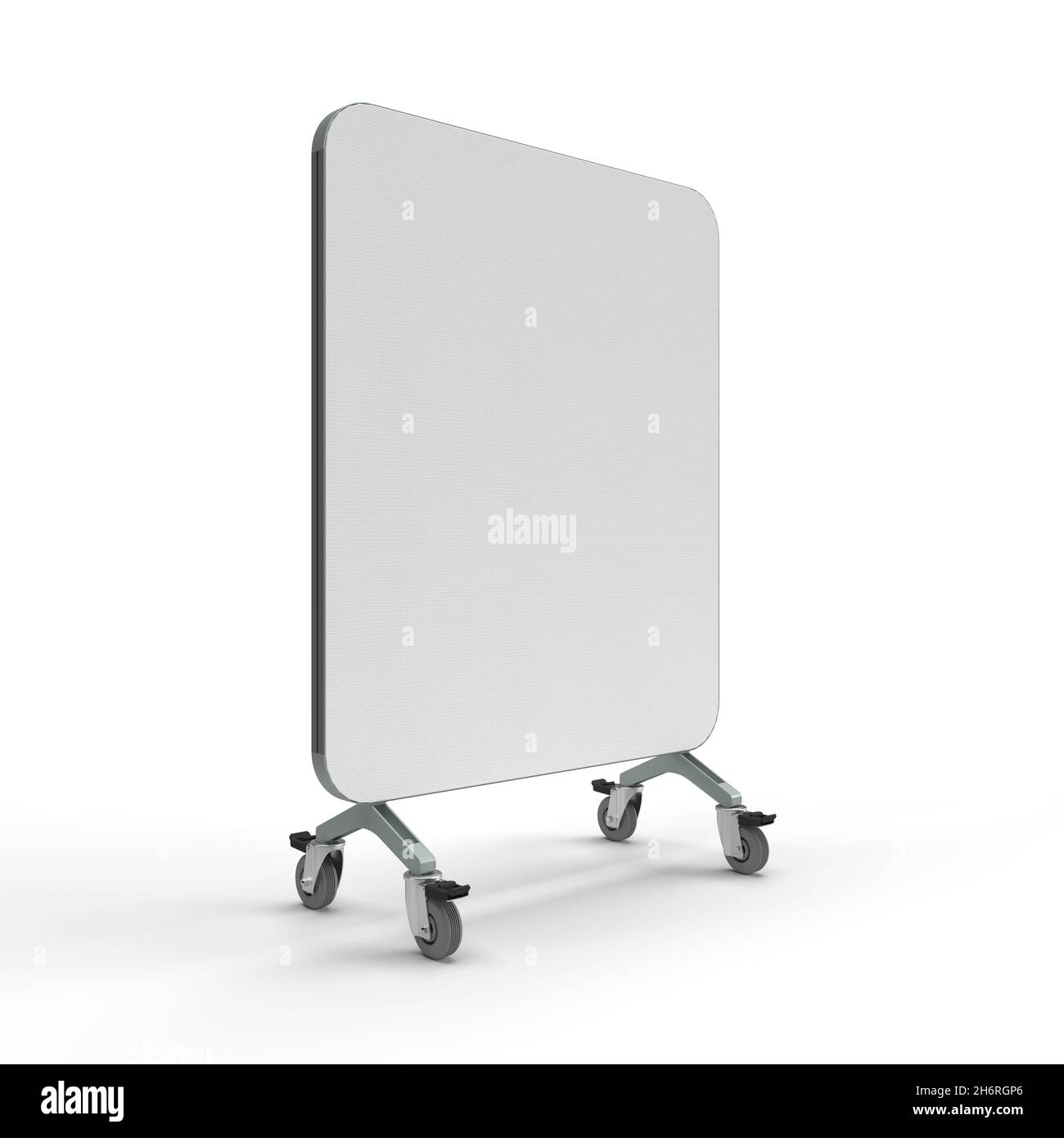 Side view of a Portable Display Fabric Stretch Frame with Round corners ...