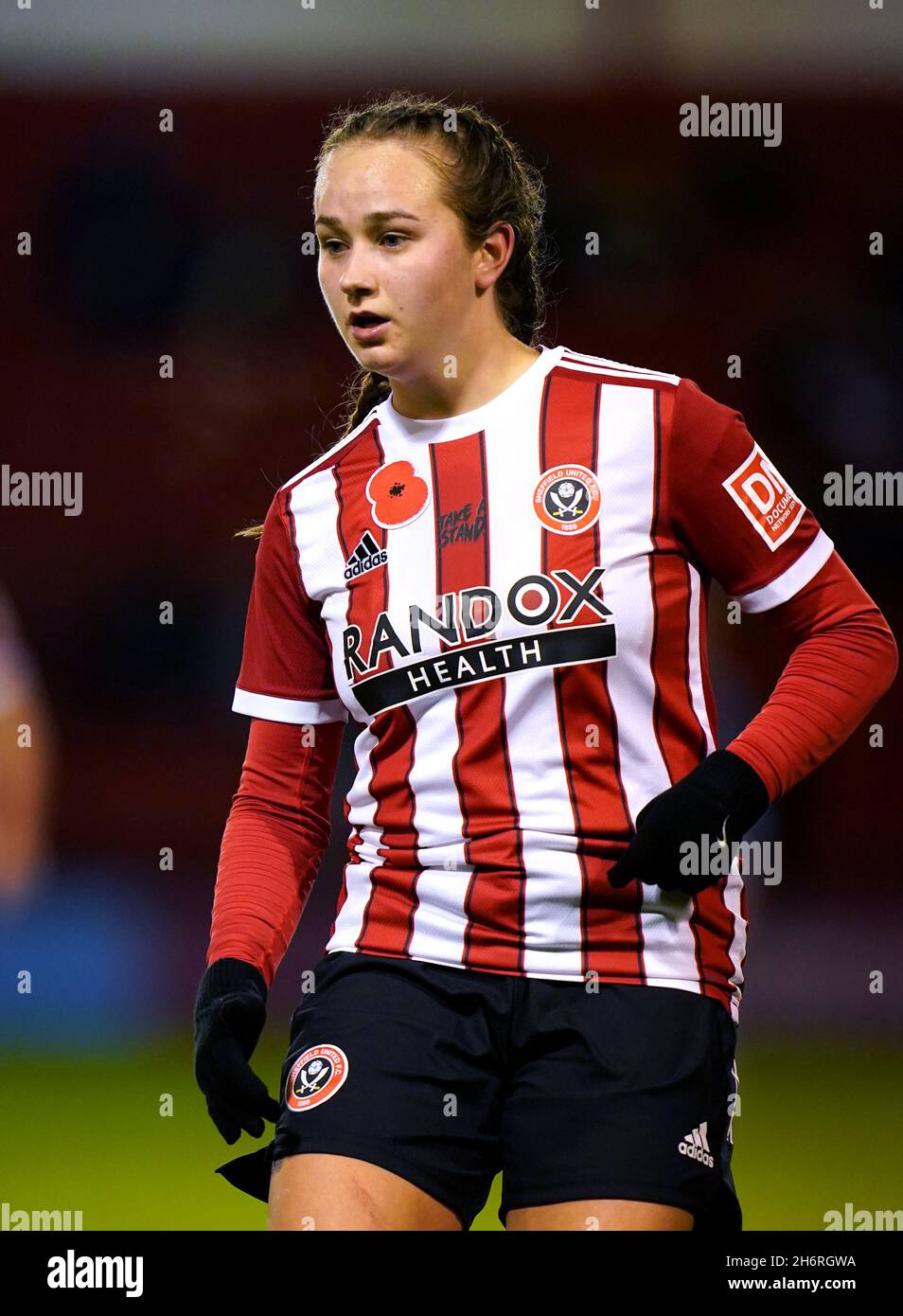 Sheffield United's Lucy Watson during the Continental Women's League ...