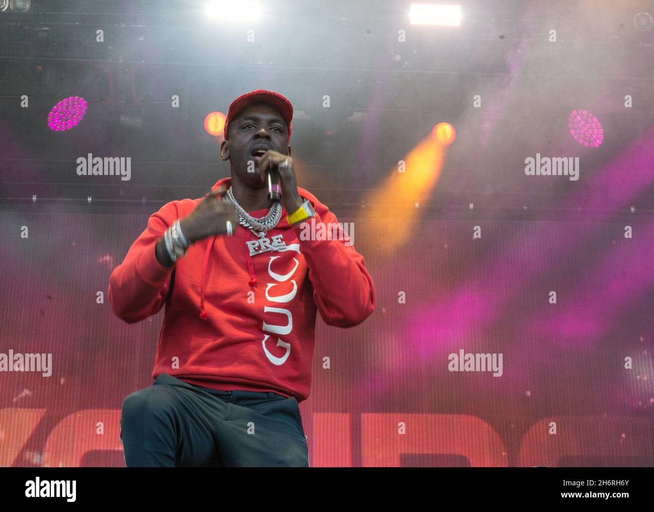 Young Dolph, seen performing at Astroworld in Houston, TX on November 9 ...