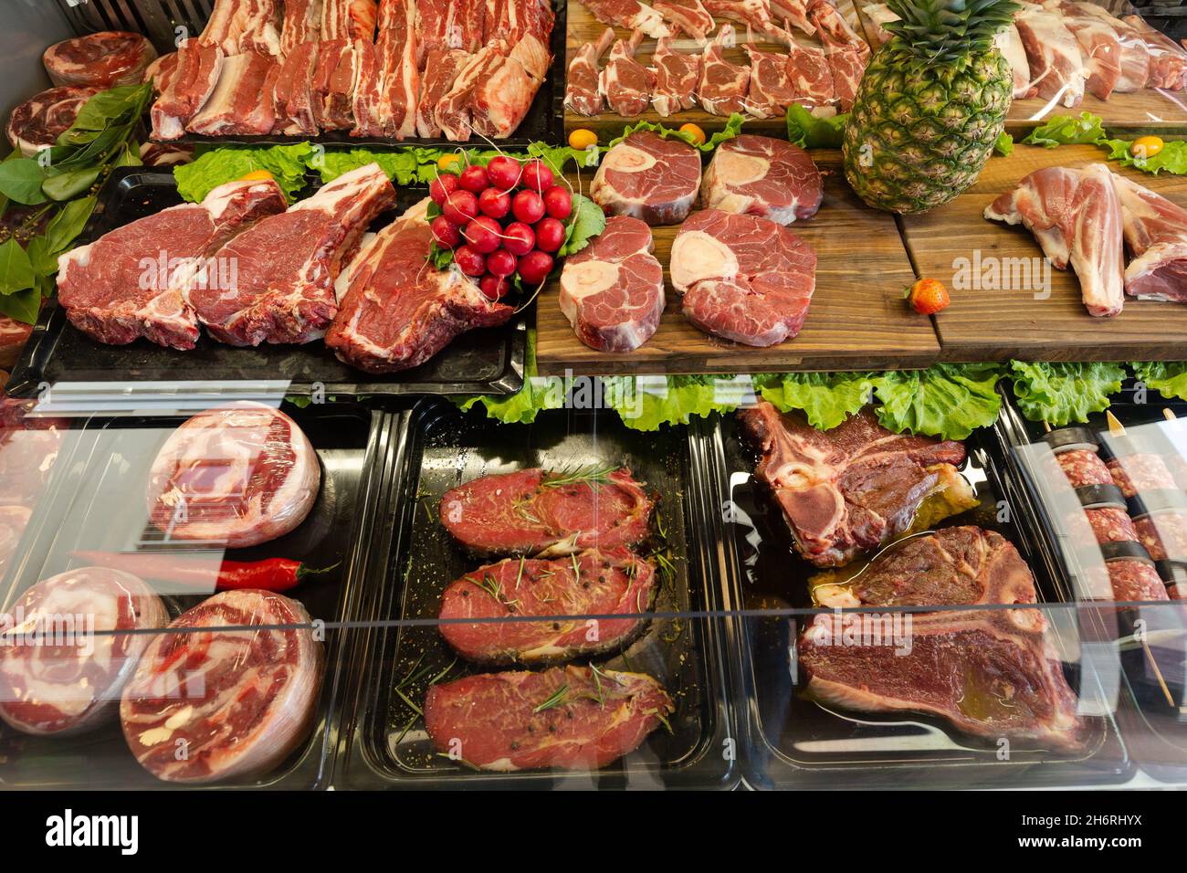 Butcher shop interior hi-res stock photography and images - Alamy
