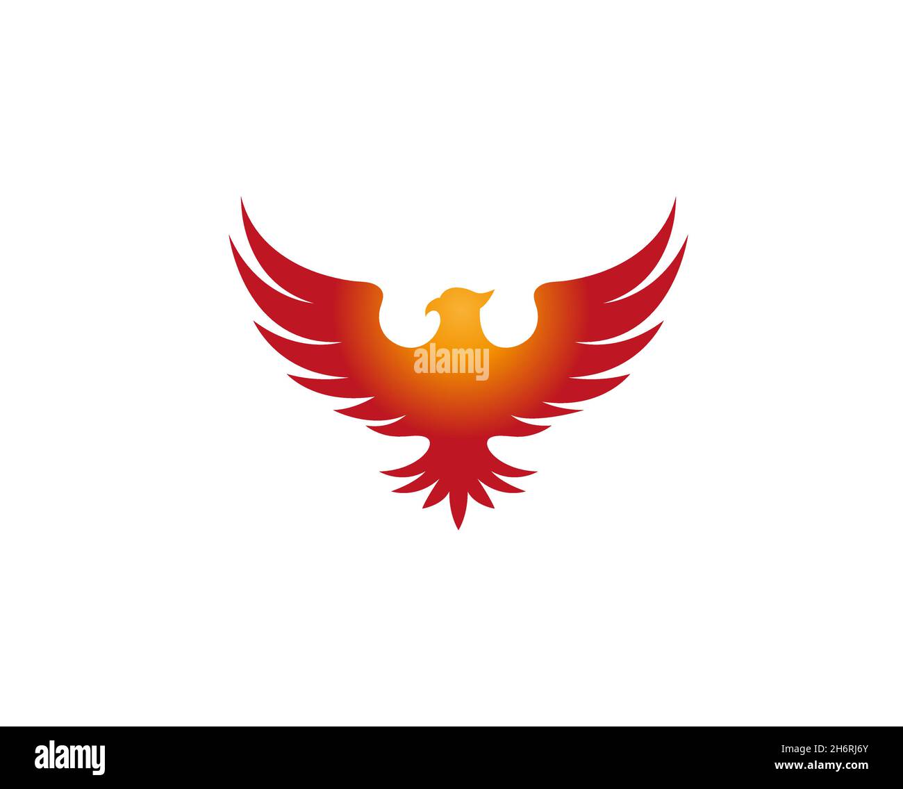 Creative Phoenix Logo Design Vector Symbol Illustration Stock Vector ...