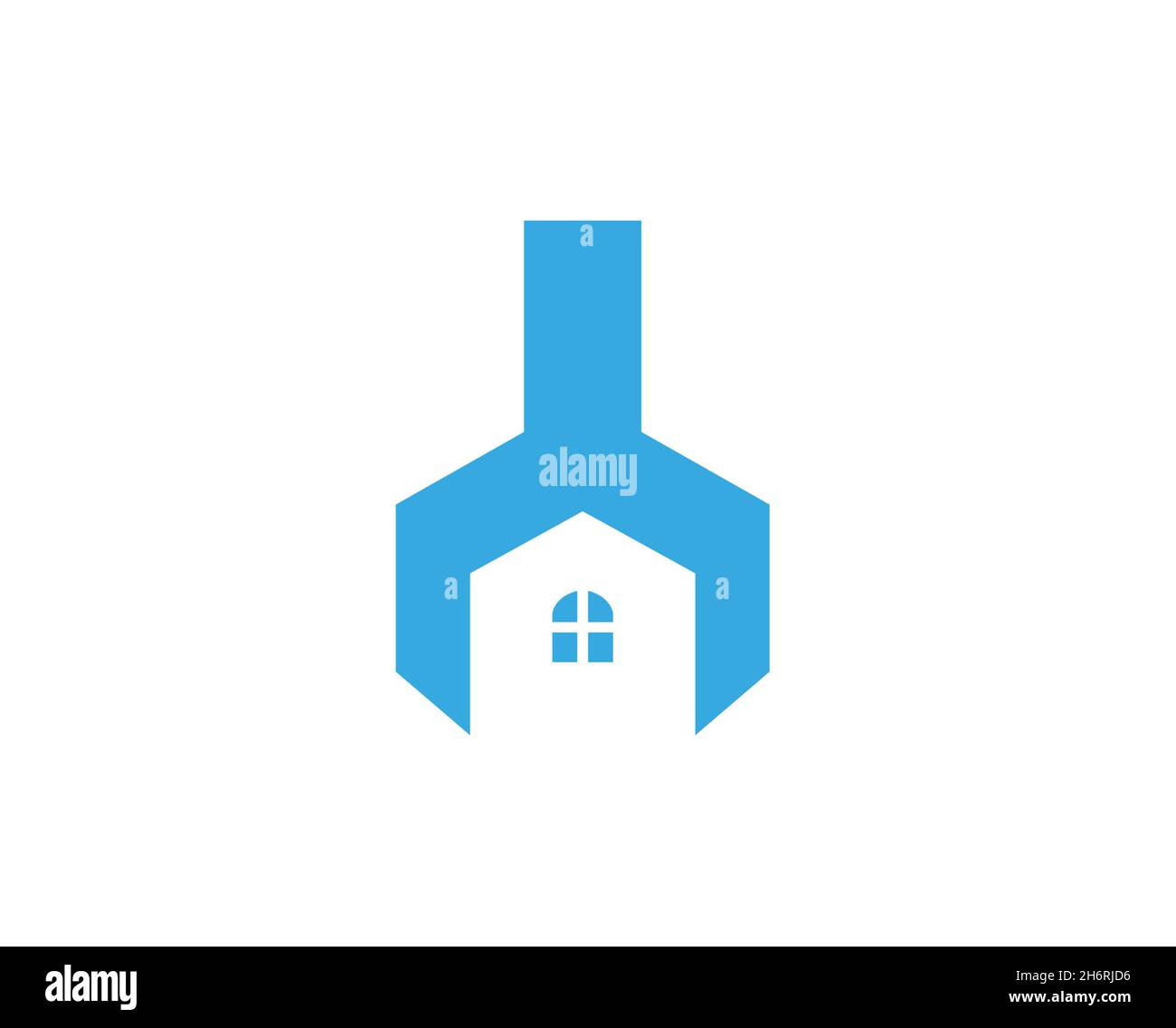 Creative Wrench House Logo Design Vector Symbol Illustration Stock ...