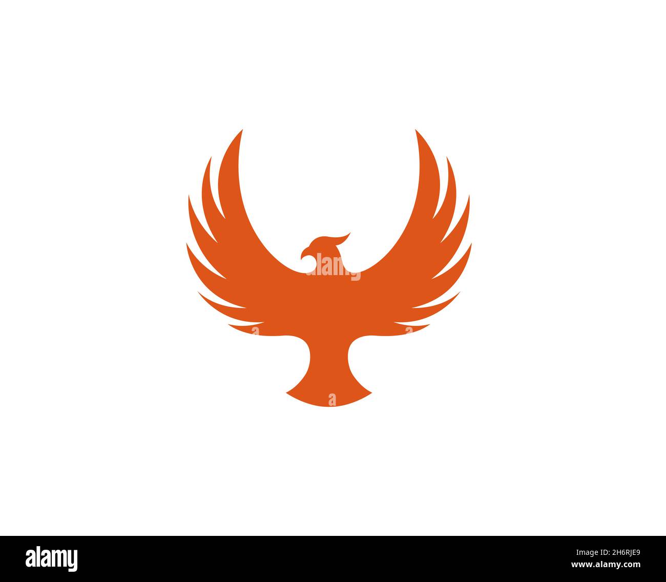Creative Phoenix Logo Design Vector Symbol Illustration Stock Vector ...