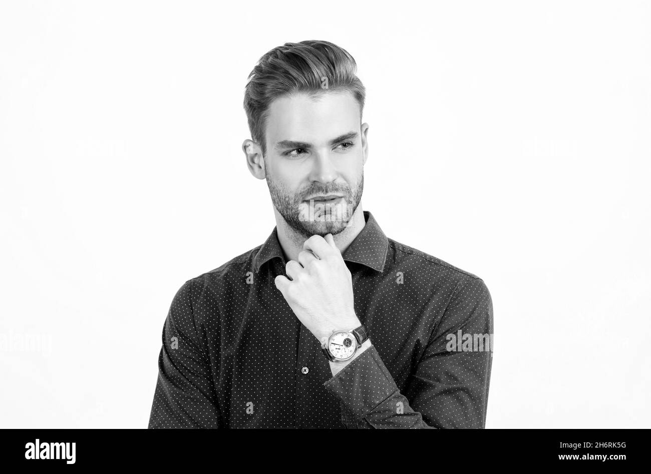 Male model watch fashion hi-res stock photography and images - Alamy