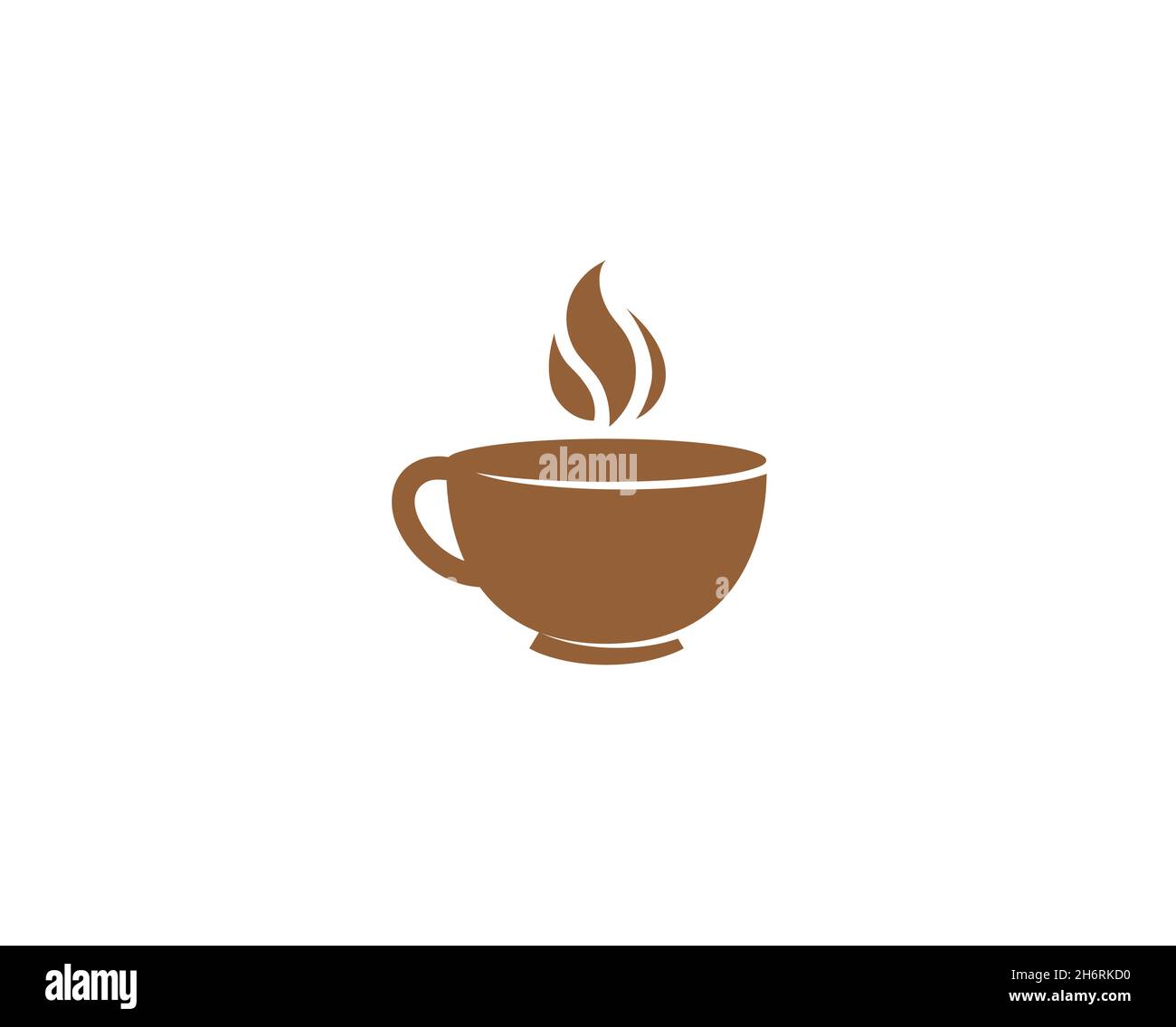 Creative Abstract Mug Coffee Logo Design Vector Symbol Illustration ...