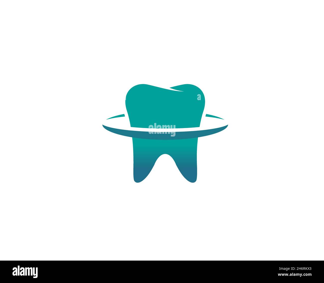 Creative Abstract Blue Dental Tooth Logo Design Vector Symbol ...