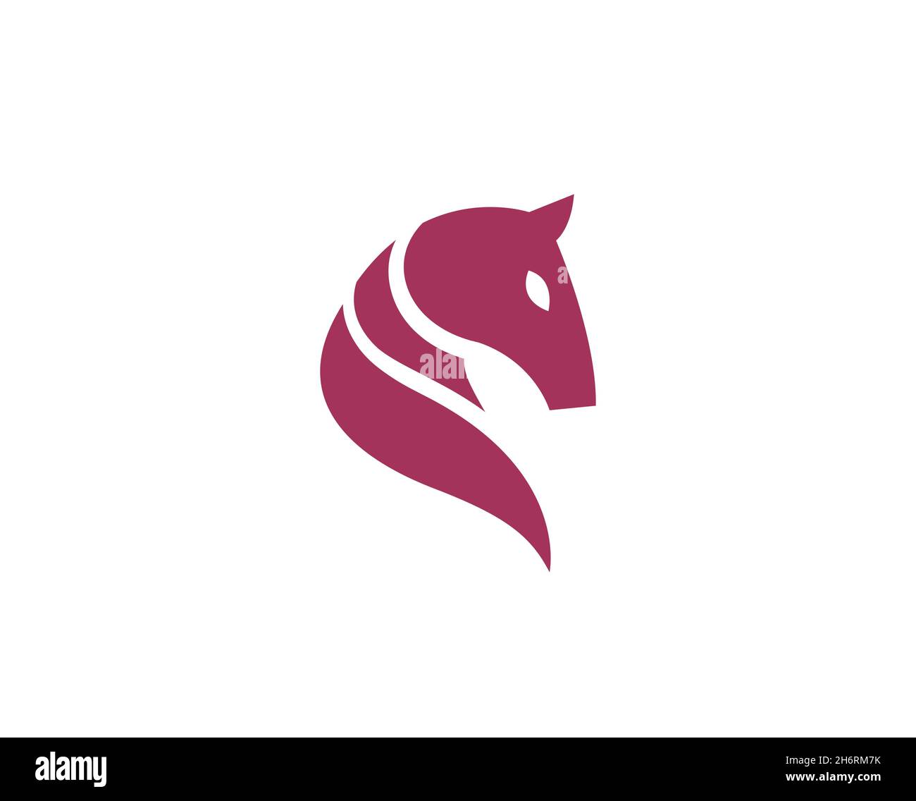 Creative Abstract Horse Logo Design Vector Symbol Illustration Stock ...