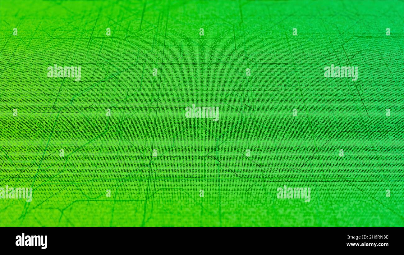 Board diagram of moving lines. Animation. Bright technological ...