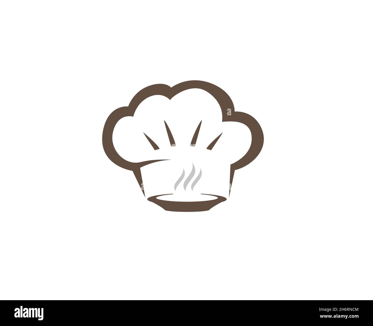 Chef Hat Plate Dish Logo Design Vector Symbol Illustration Stock Vector ...