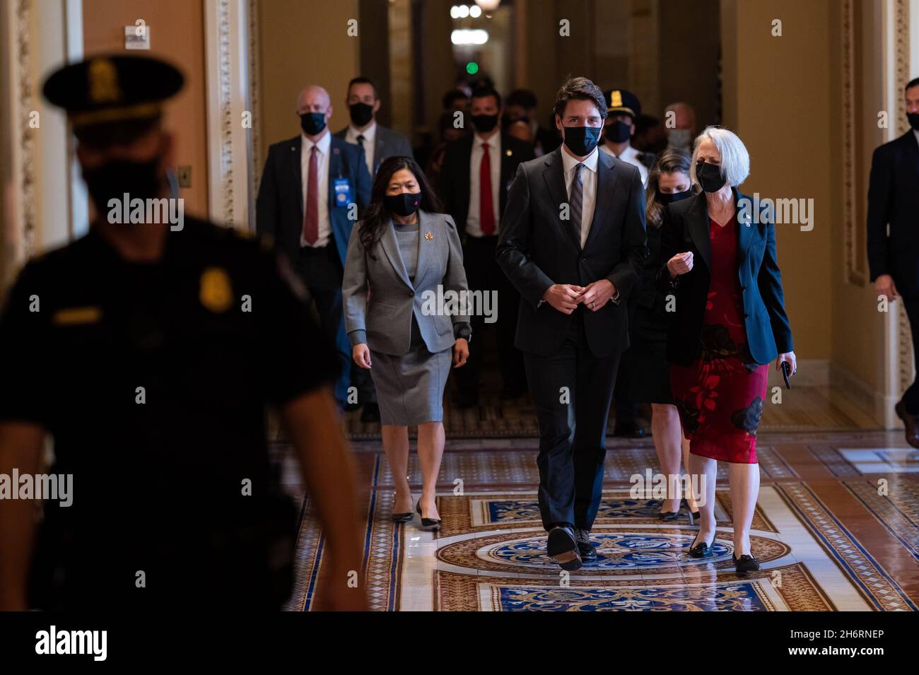 Justin trudeau mask hi-res stock photography and images - Alamy