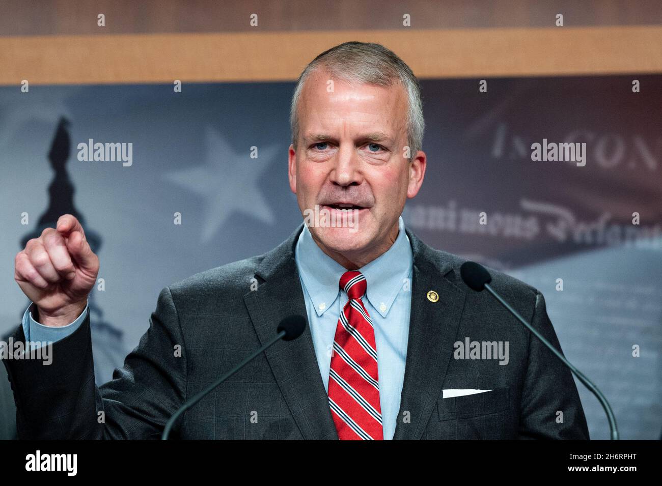 Washington, United States. 17th Nov, 2021. U.S. Senator Dan Sullivan (R ...