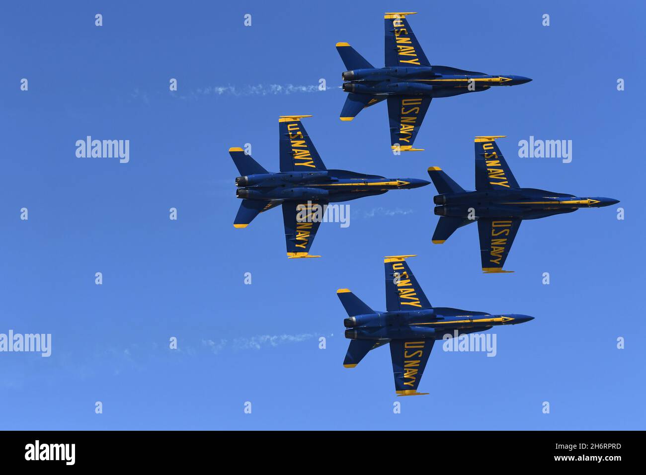 Blue Angels Diamond formation over NAF El Centro, California during ...