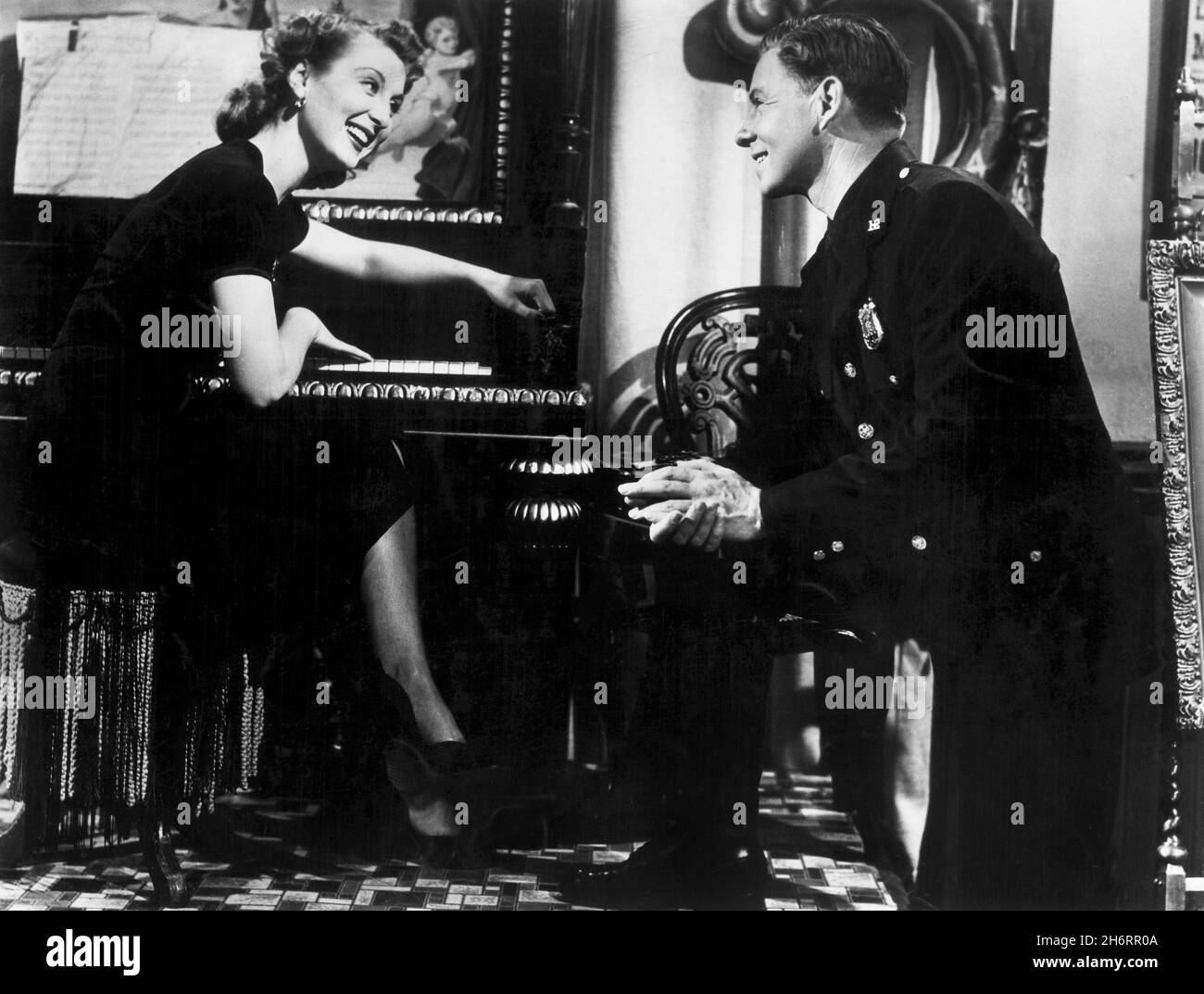 Betty Garrett, George Murphy, on-set of the Film, "Big City", MGM, 1948 ...