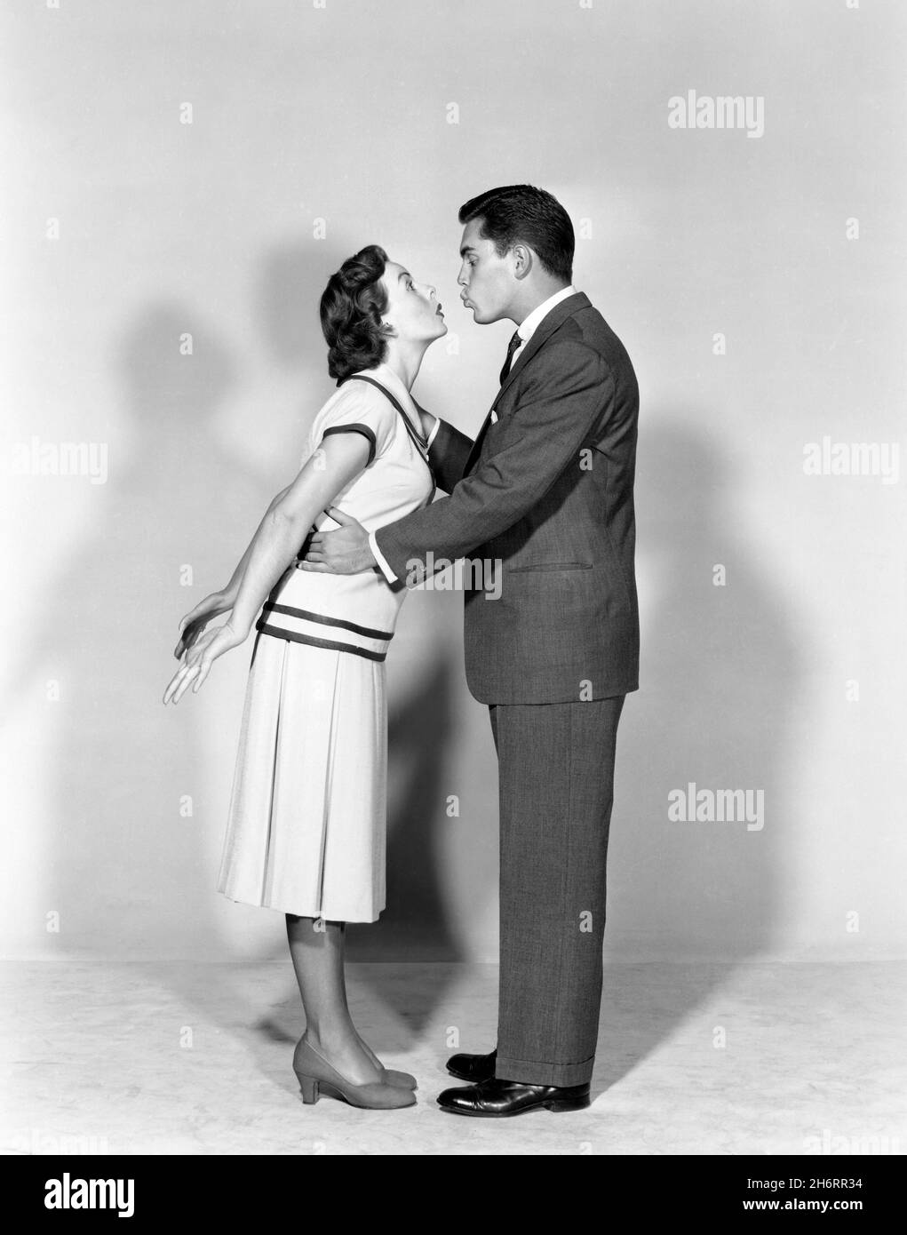 Jeanne Crain Jeffrey Hunter Publicity Portrait For The Film Belles
