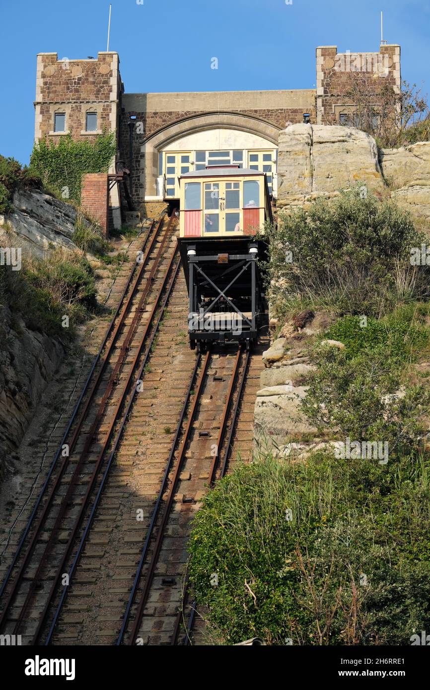 The Victorian East Hill Cliff railway opened in 1903 and gives breath ...