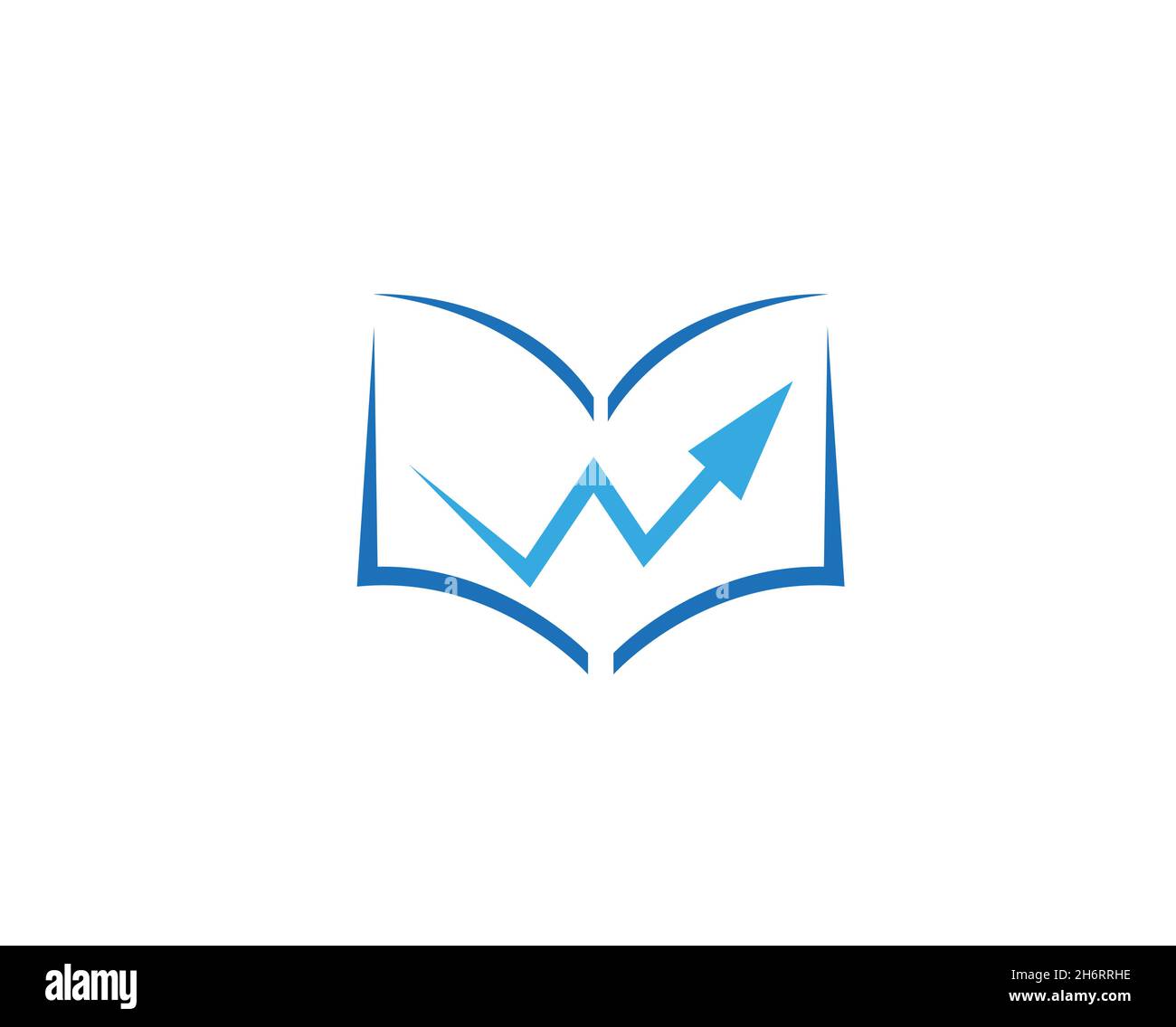 Creative Abstract Book Arrow Logo Design Vector Symbol Illustration ...