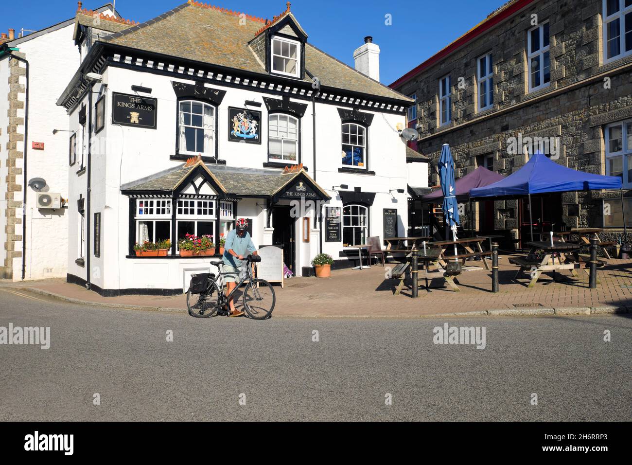 The King's Arms public house in Marazion Cornwall England UK Stock ...