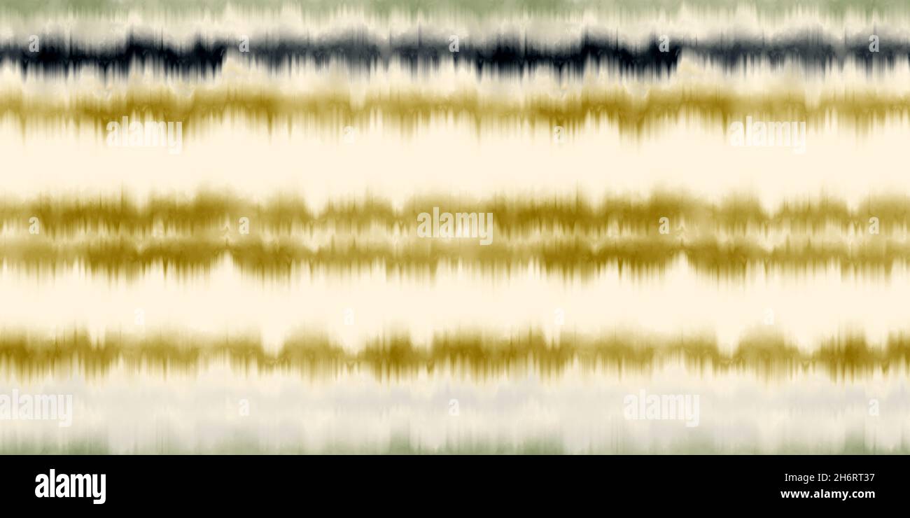 Seamless funky striped tie dye motif print border for surface design ...