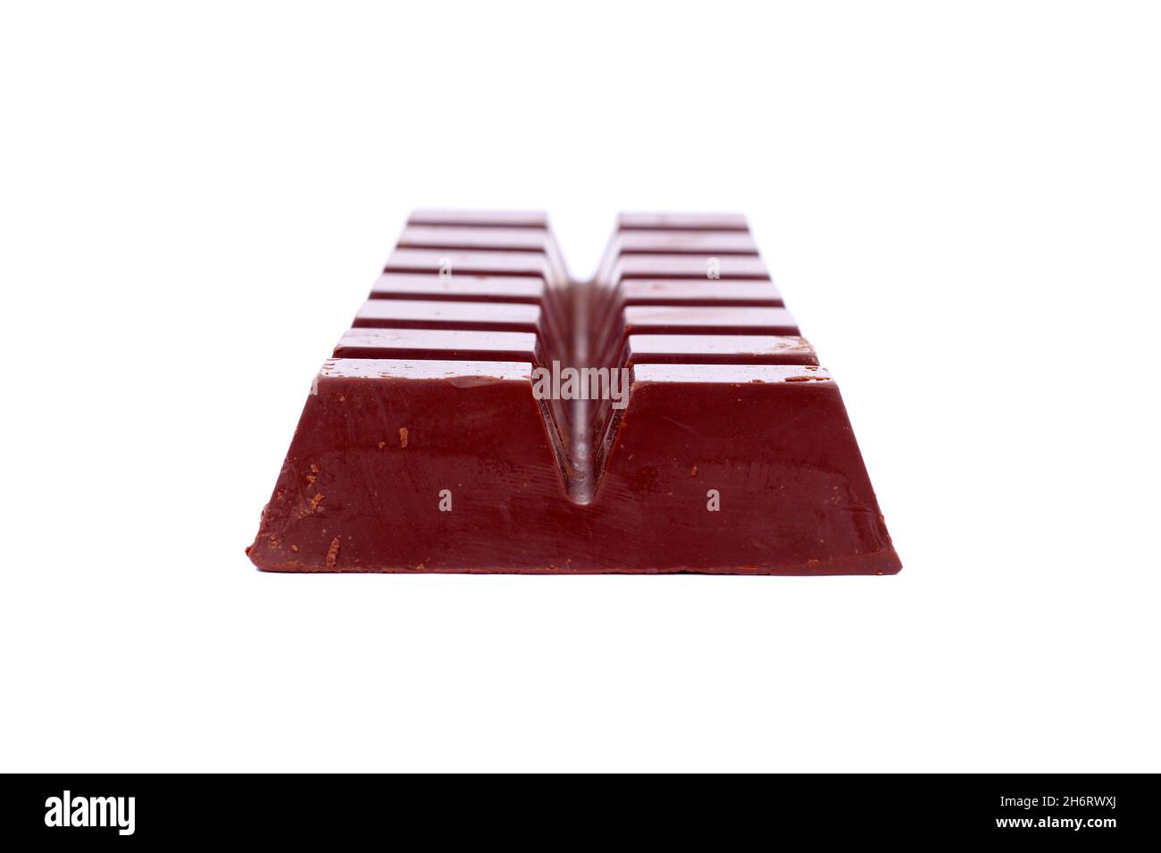 chocolate bar isolated on white Stock Photo - Alamy
