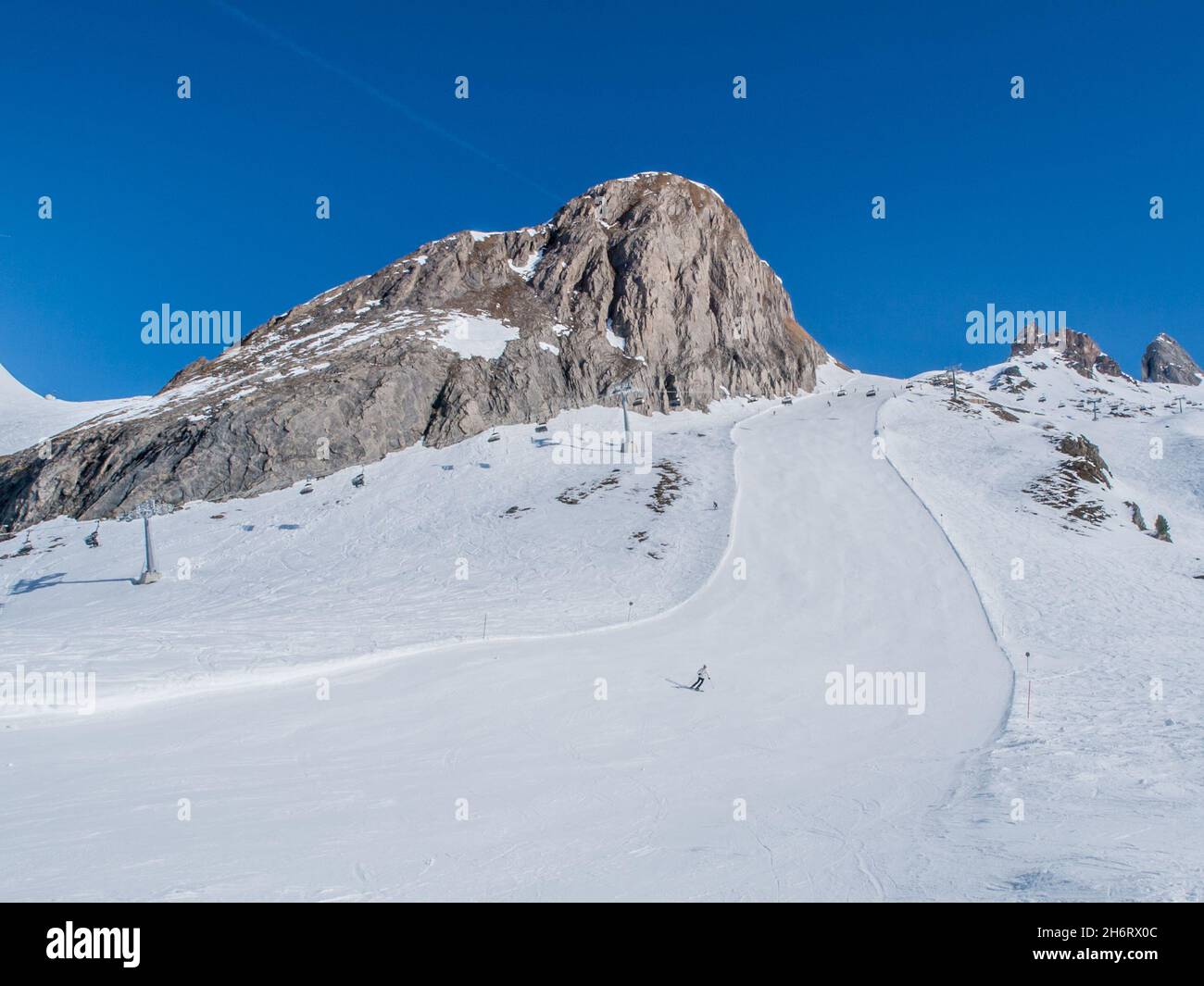 Silvretta arena near Samnaun and Ischgl Stock Photo - Alamy