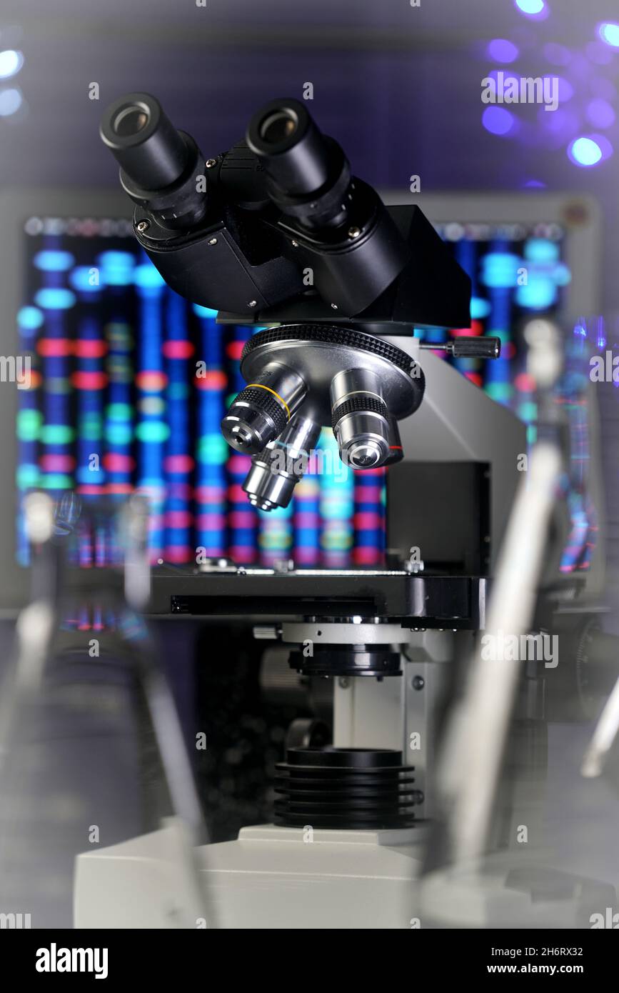 Microscope lab High Resolution Stock Photography and Images - Alamy