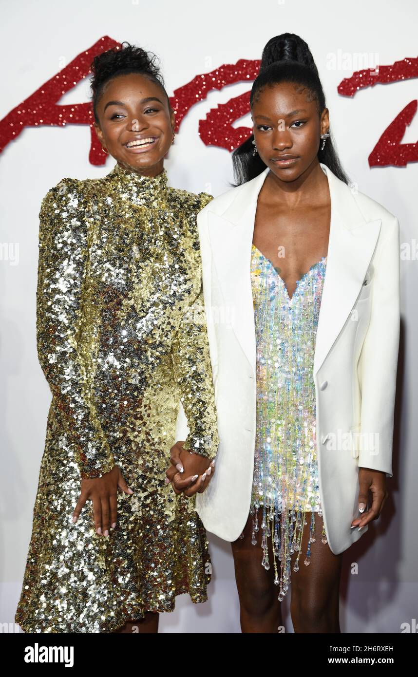 Saniyya Sidney and Demi Singleton arriving at the UK special screening ...