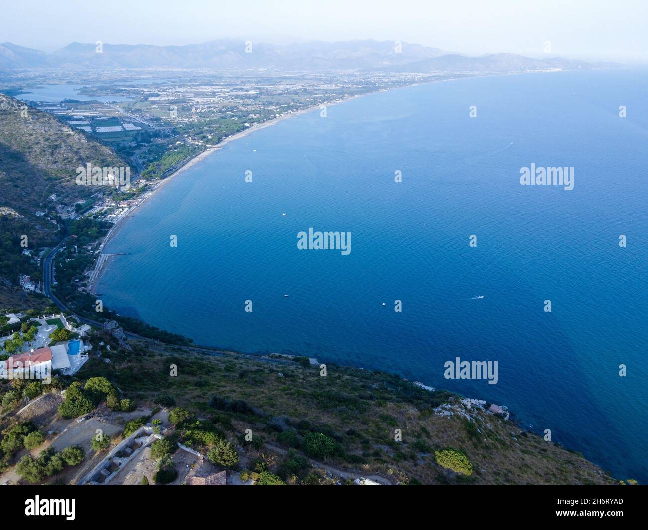 Terracina aerial hi-res stock photography and images - Alamy