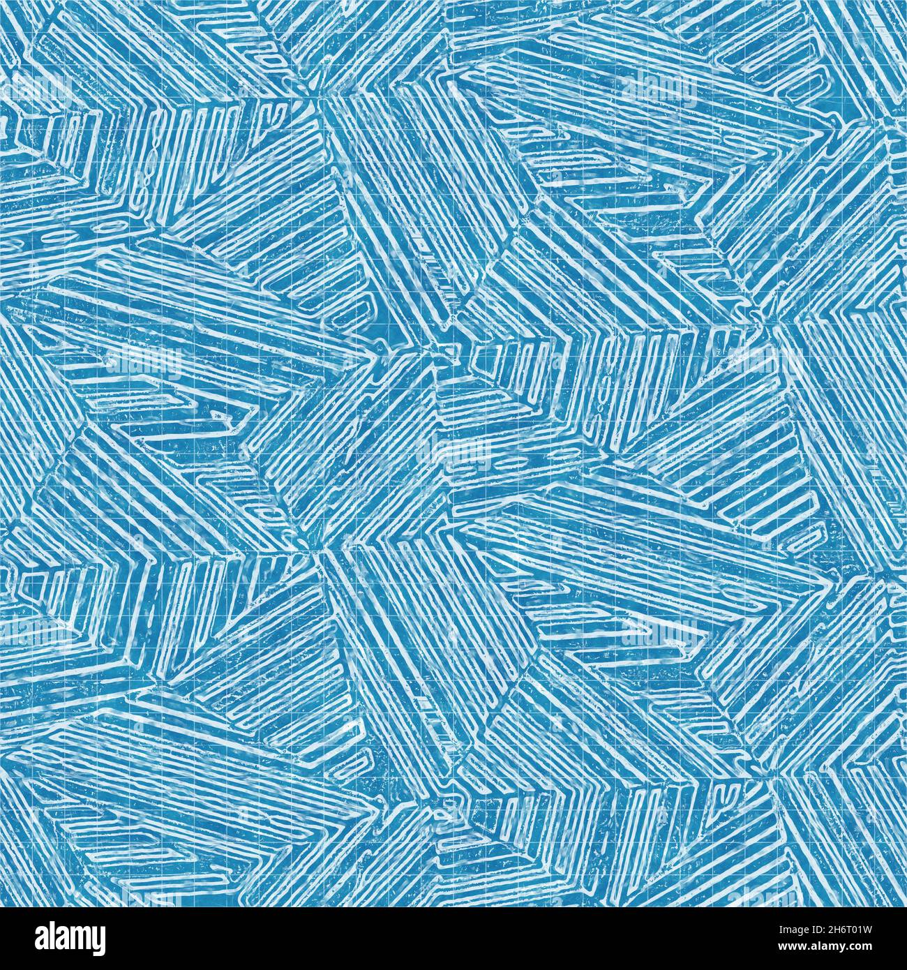 Seamless bright blue blueprint pattern for textile and print Stock ...