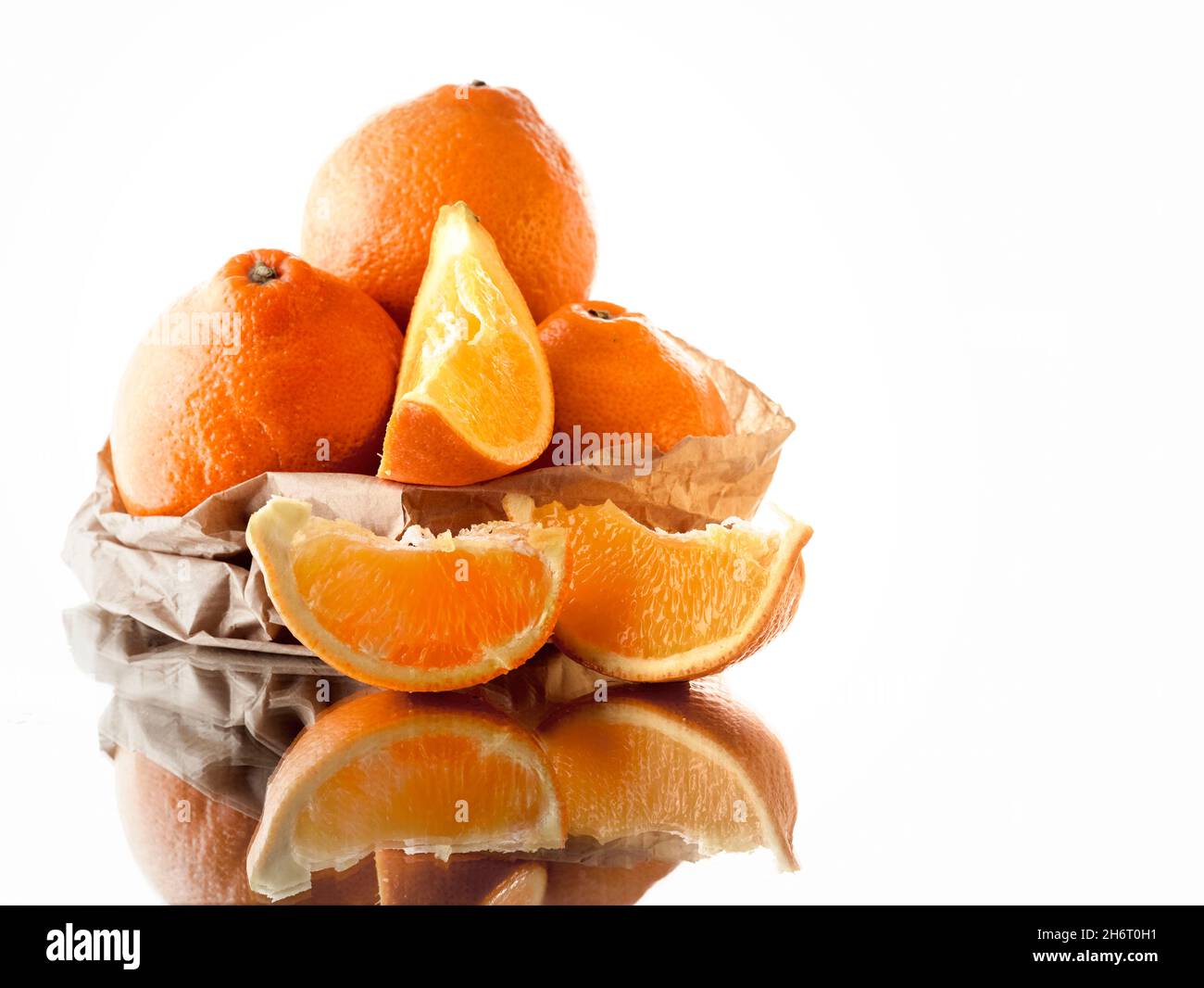 Super juicy Mineola (Grapefruit / Tangerine} natural fruit still-life ...